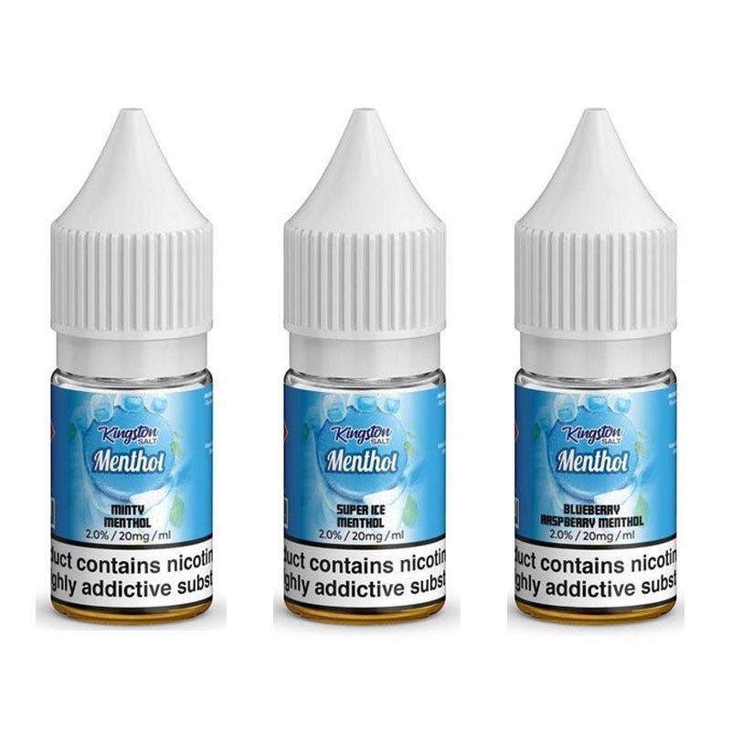 Kingston Menthol Salts Nic Salt-10ML E-liquid -Box of 10 – vapesourceuk