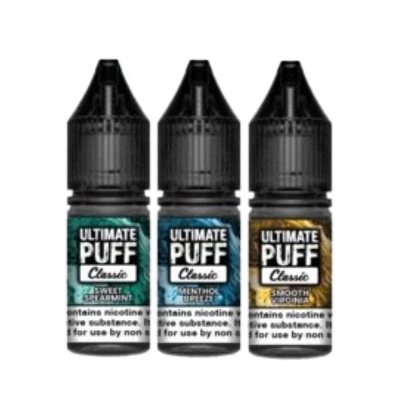 Ultimate Puff 50/50 Classic 10ML Shortfill (Pack of 10) - vapesourceuk